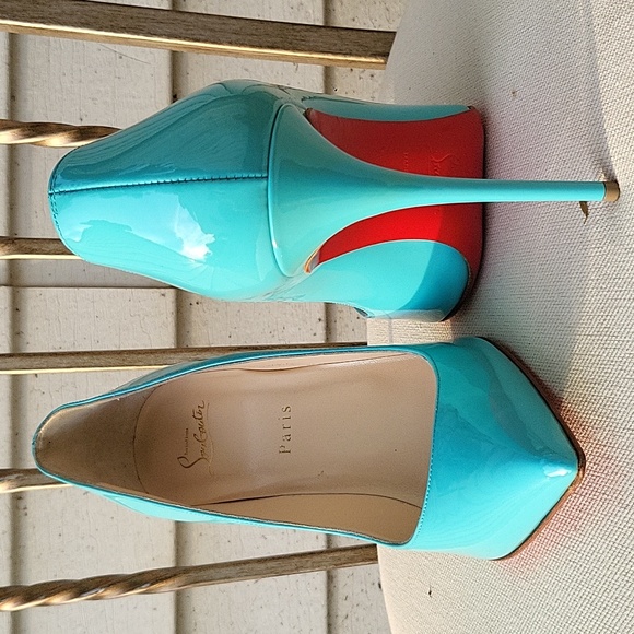 Christian Louboutin | Shoes | Pacific Blue Christian Louboutin | Poshmark